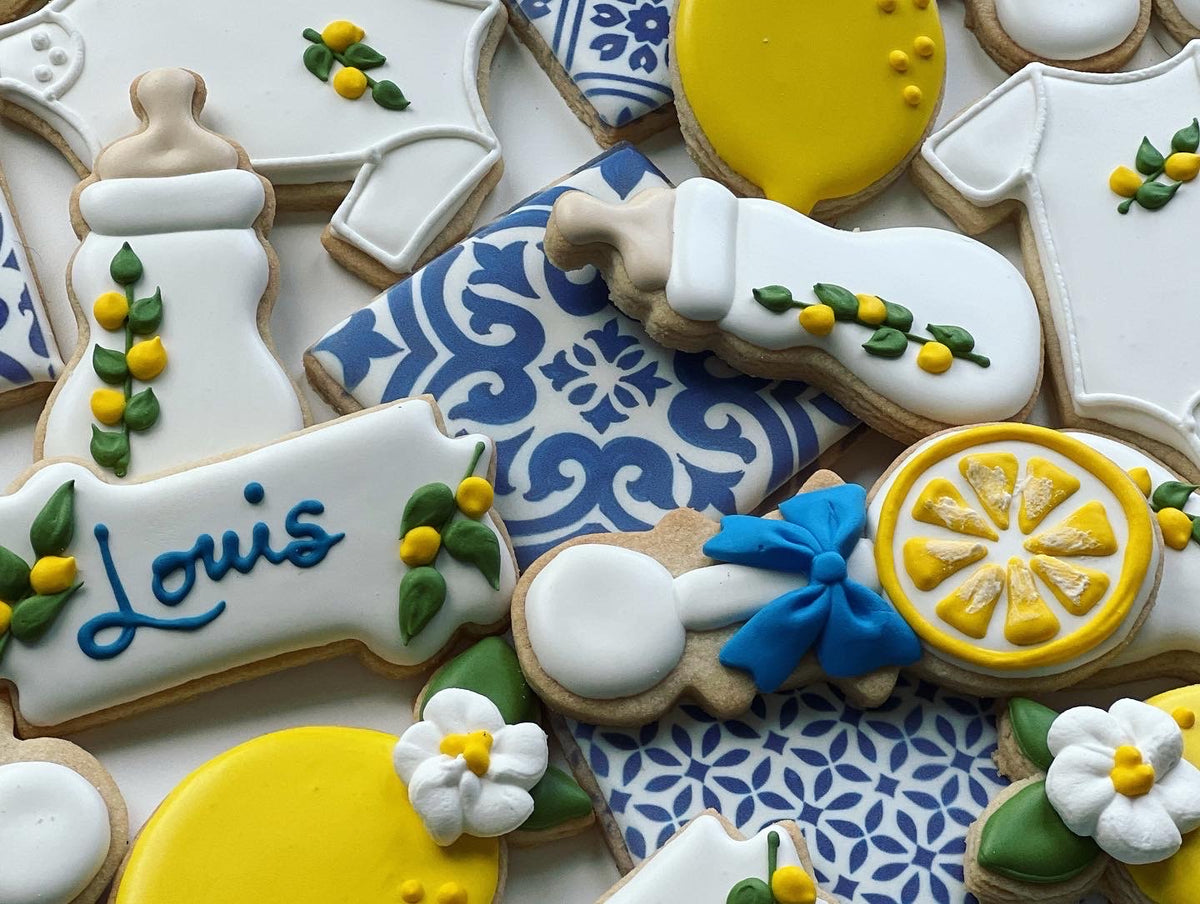 Baby lemon theme Cookies – Luli Sweet Shop