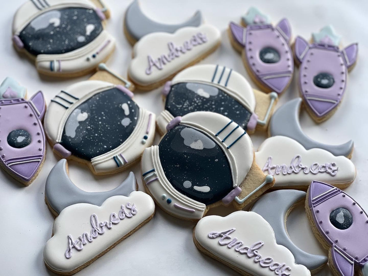 Astronaut Space theme Cookies – Luli Sweet Shop