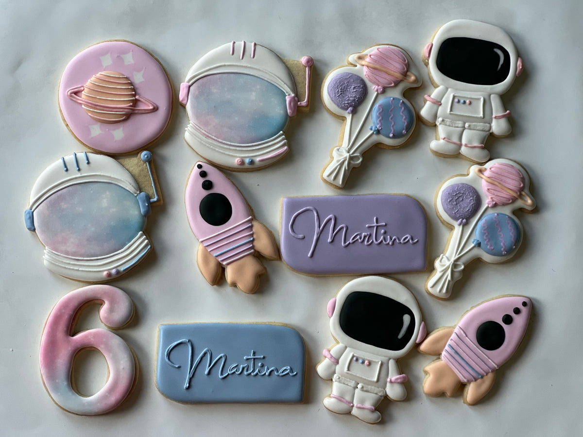 Astronaut Space theme Cookies – Luli Sweet Shop
