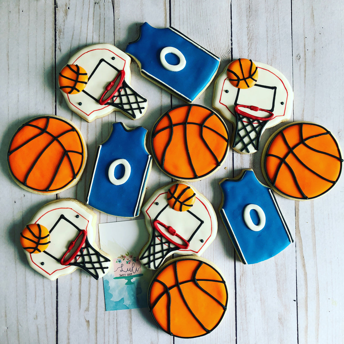 Basketball theme cookies – Luli Sweet Shop