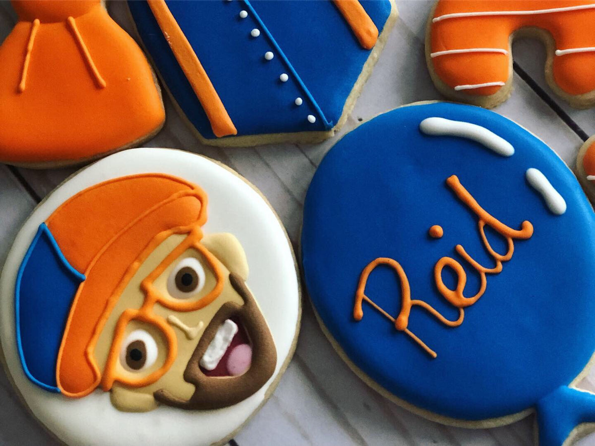 Blippi theme Cookies – Luli Sweet Shop