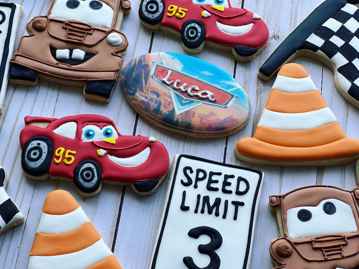 Cars Theme Cookies – Luli Sweet Shop