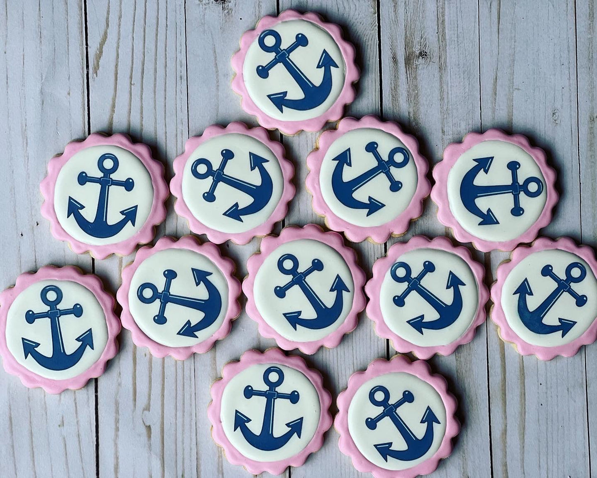 Nautical anchor Cookies – Luli Sweet Shop