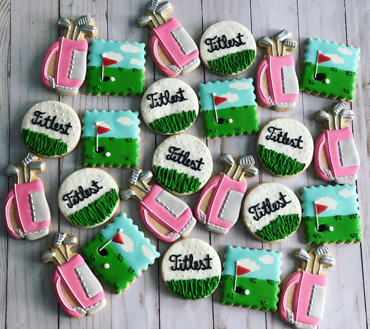 Golf theme cookies – Luli Sweet Shop