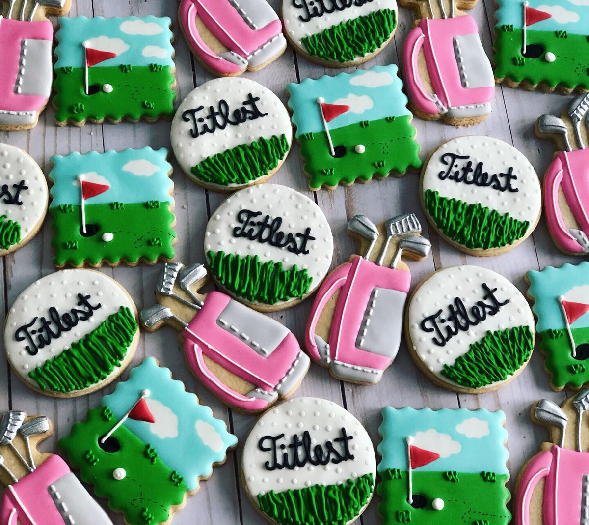 Golf theme cookies – Luli Sweet Shop