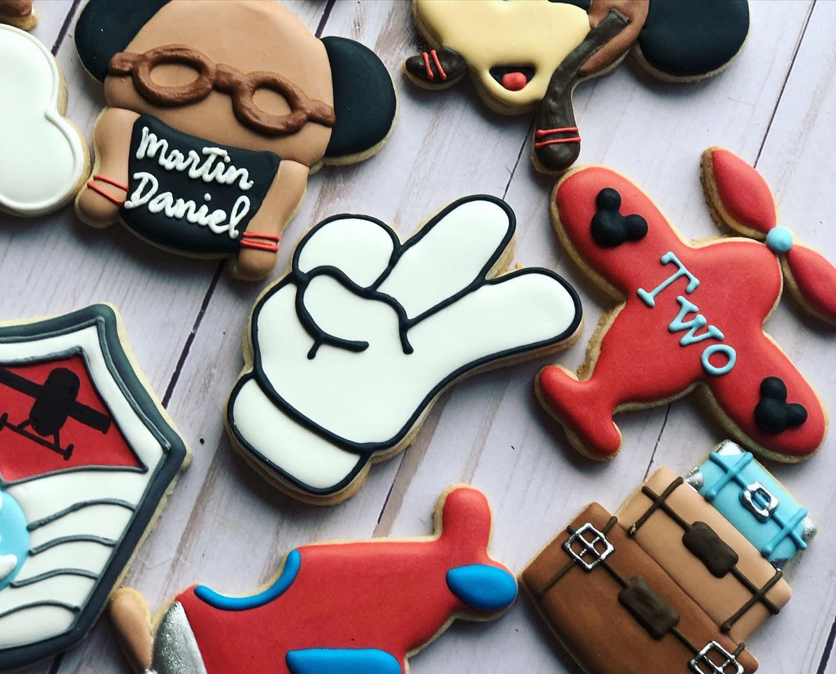 Mickey pilot theme cookies – Luli Sweet Shop