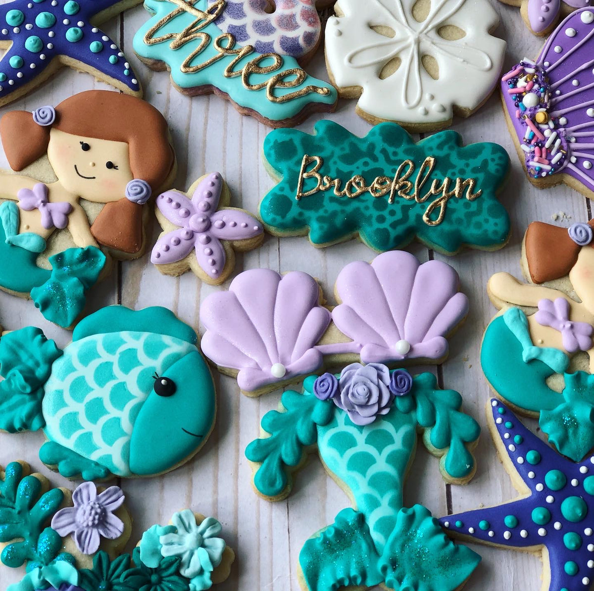 Mermaid theme Cookies – Luli Sweet Shop