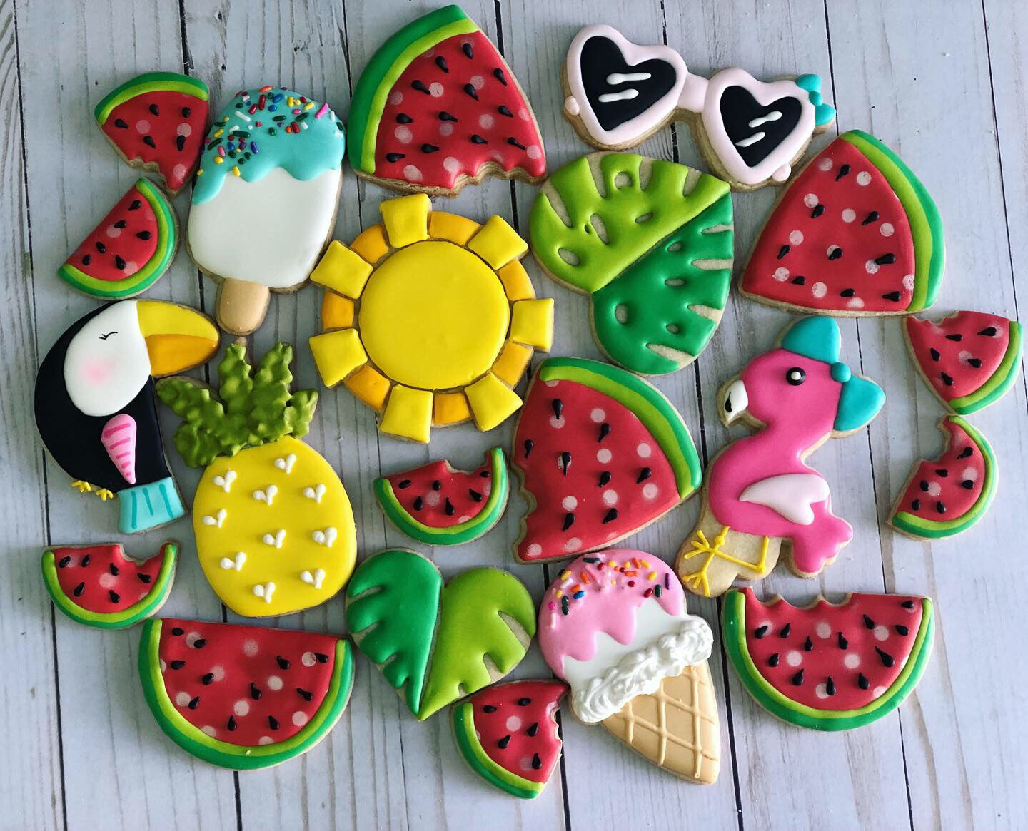 Summer Themed Sugar Cookies