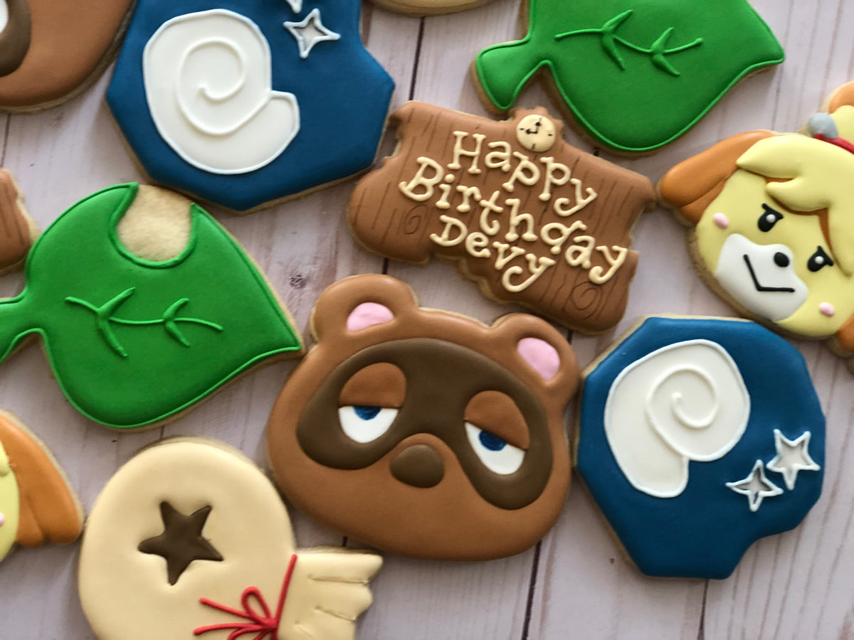 Animal Crossing theme Cookies – Luli Sweet Shop