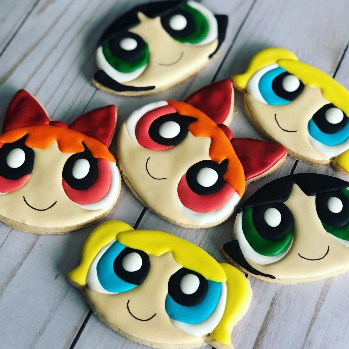 Power puff girl Theme Cookies – Luli Sweet Shop