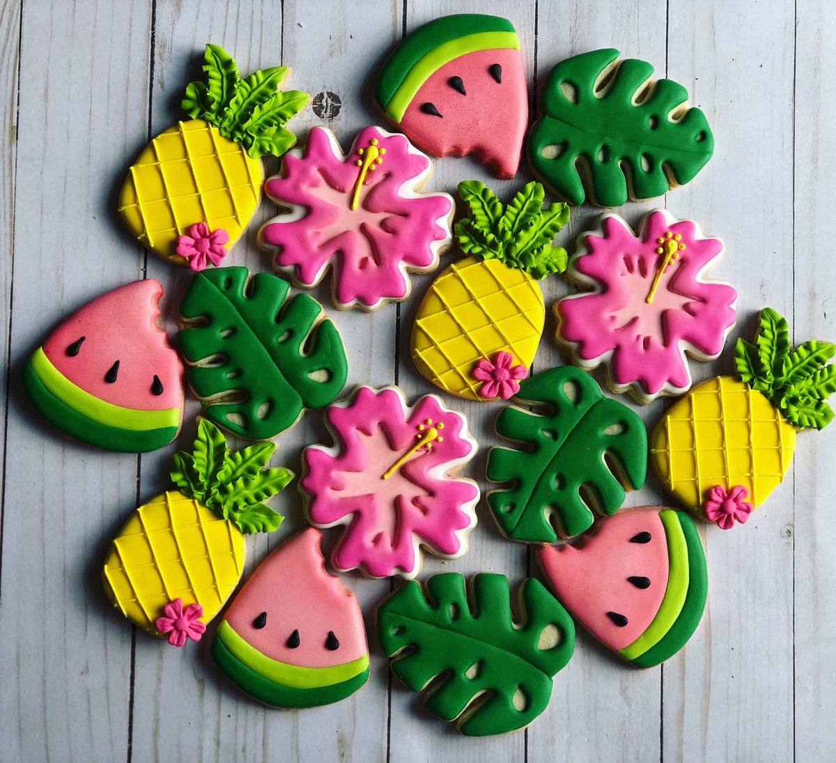 Tropical Summer theme Cookies – Luli Sweet Shop