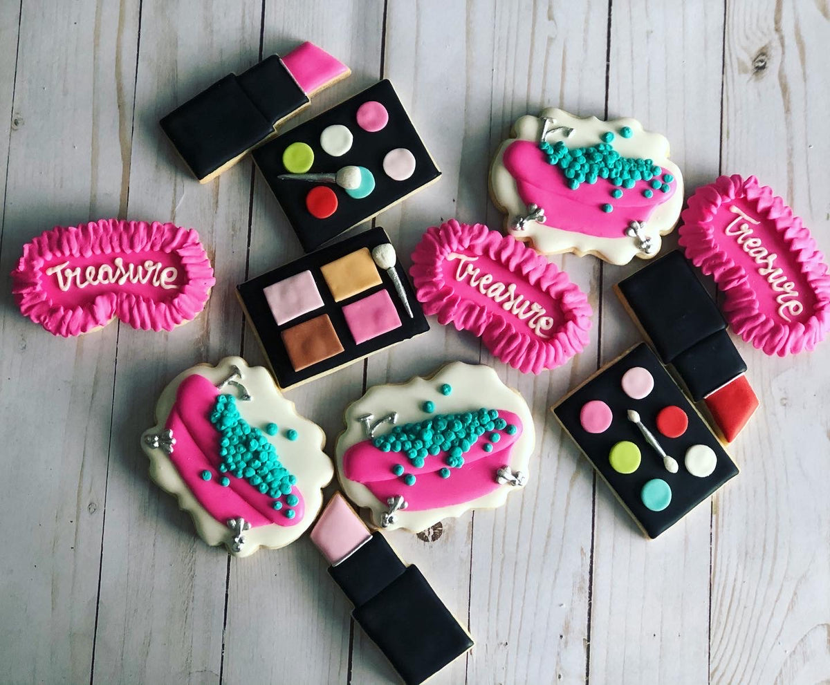 Spa makeup theme Cookies – Luli Sweet Shop