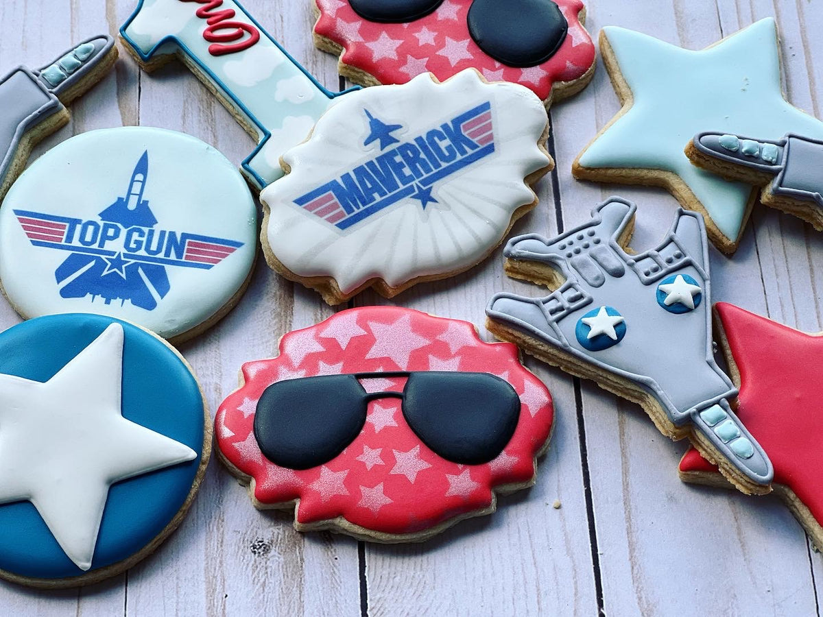 Top Gun theme Cookies – Luli Sweet Shop