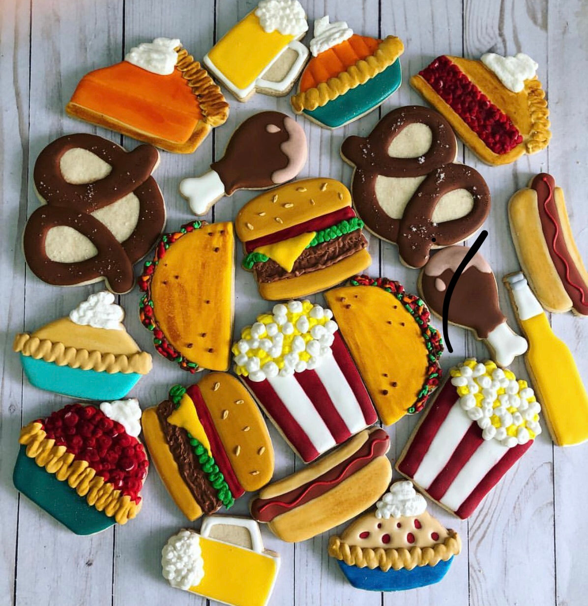Food theme Cookies – Luli Sweet Shop
