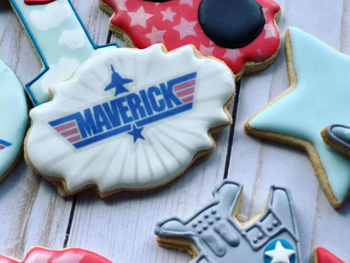 Top Gun theme Cookies – Luli Sweet Shop