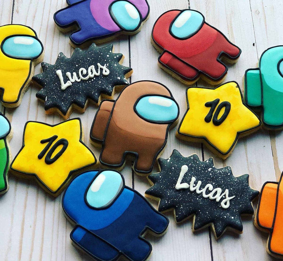 Among us theme Cookies – Luli Sweet Shop