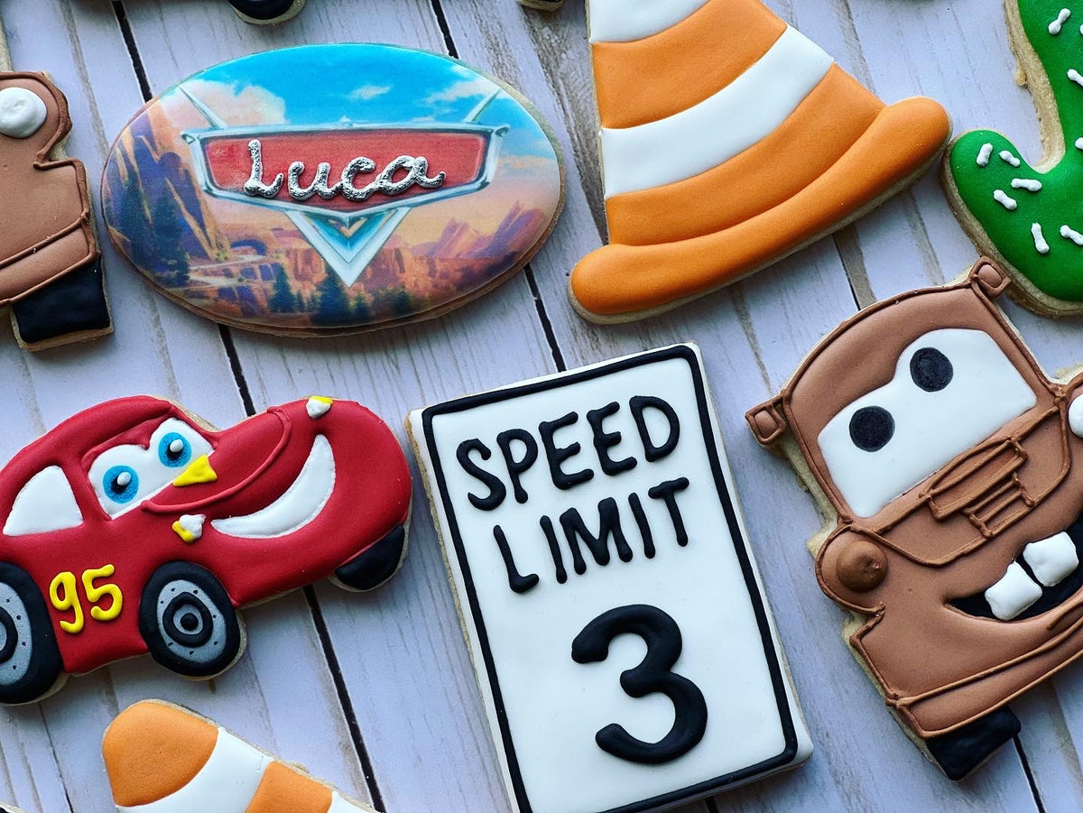Cars Theme Cookies – Luli Sweet Shop