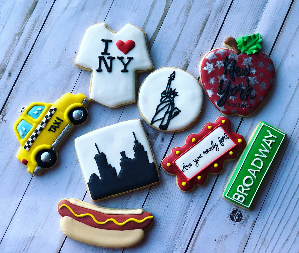 New York theme Cookies – Luli Sweet Shop