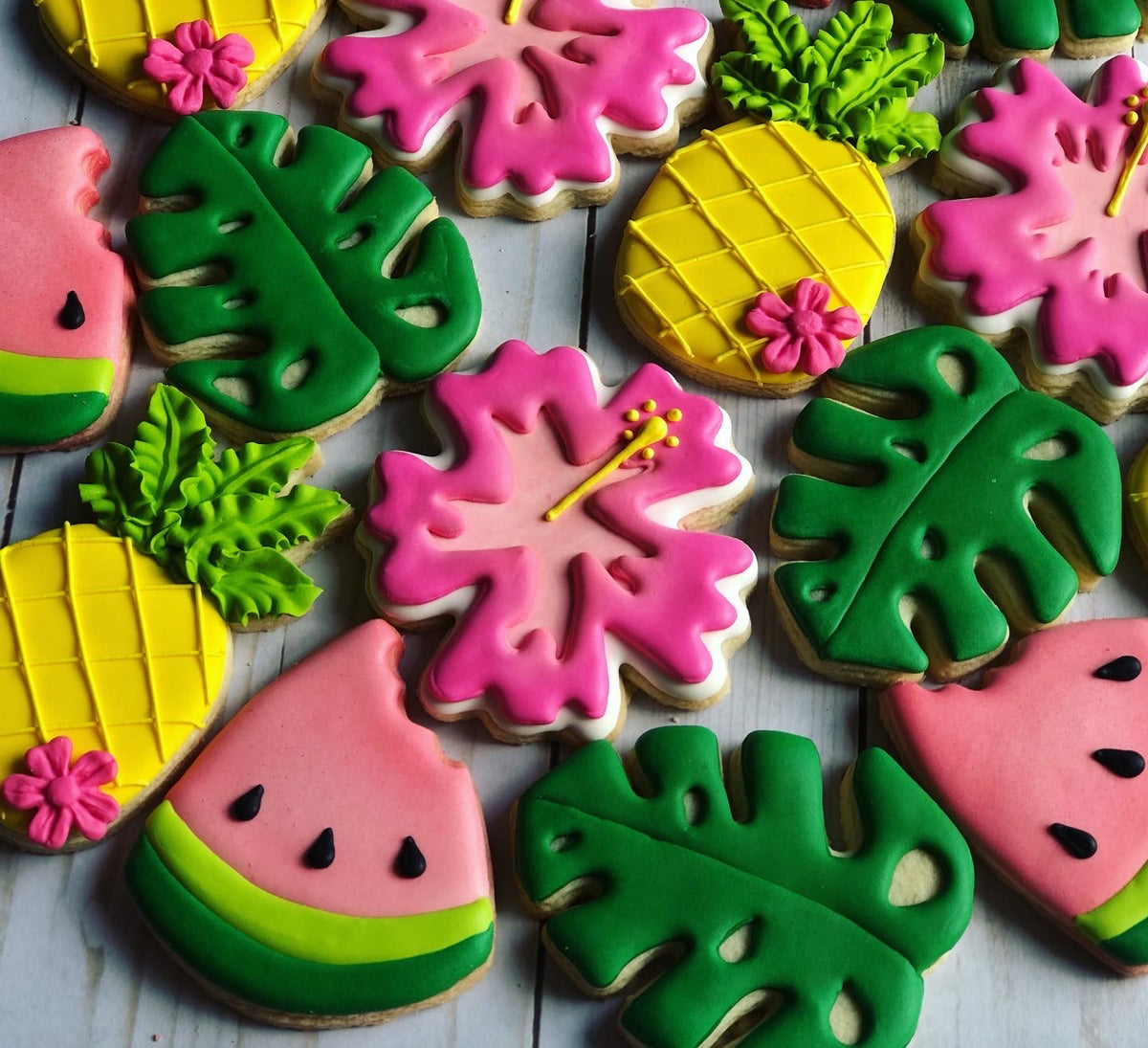 Tropical Summer theme Cookies – Luli Sweet Shop
