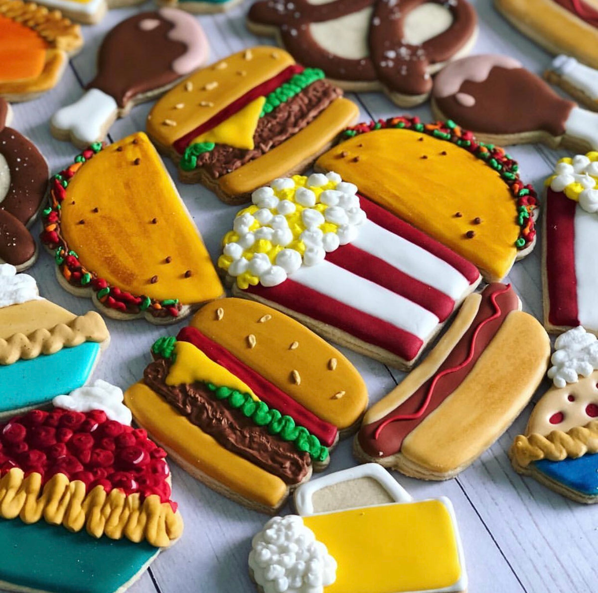 Food theme Cookies – Luli Sweet Shop