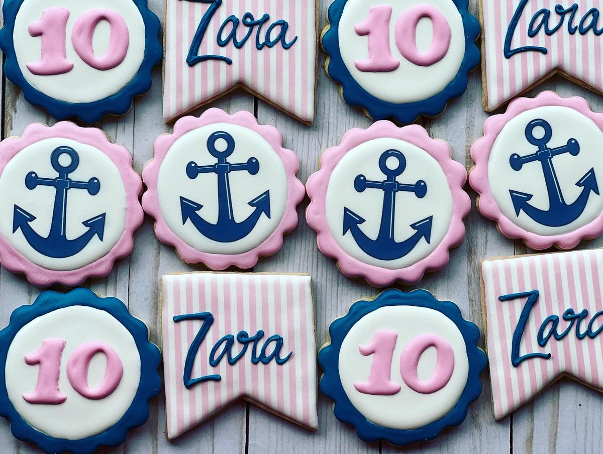 Nautical theme Cookies – Luli Sweet Shop