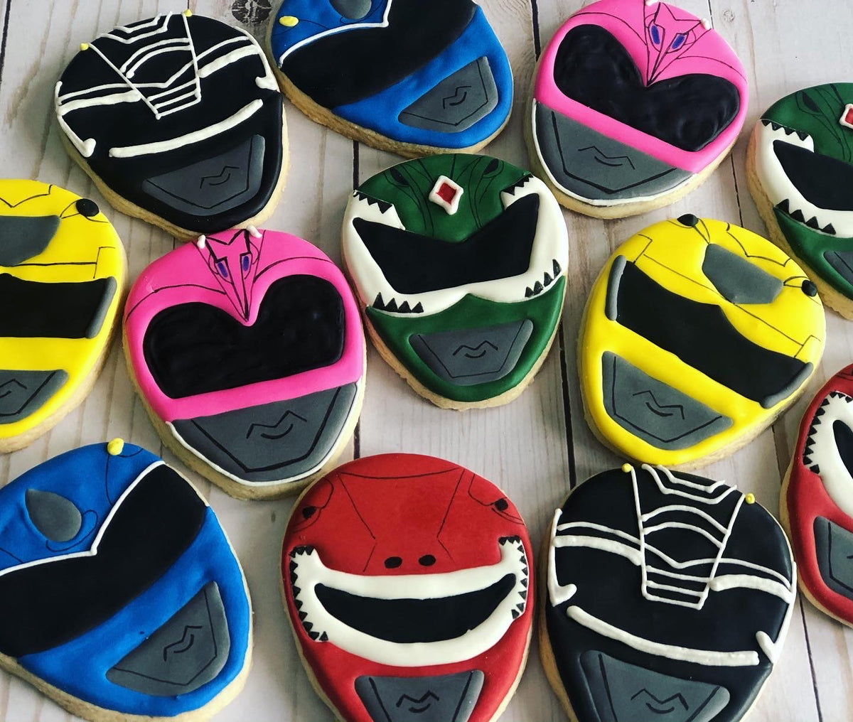 Power Rangers Theme Cookies – Luli Sweet Shop