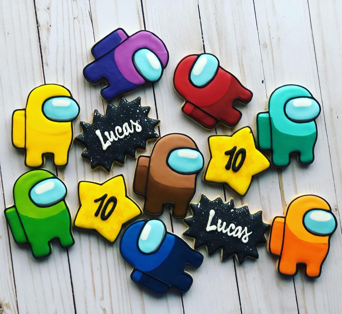 Among us theme Cookies – Luli Sweet Shop