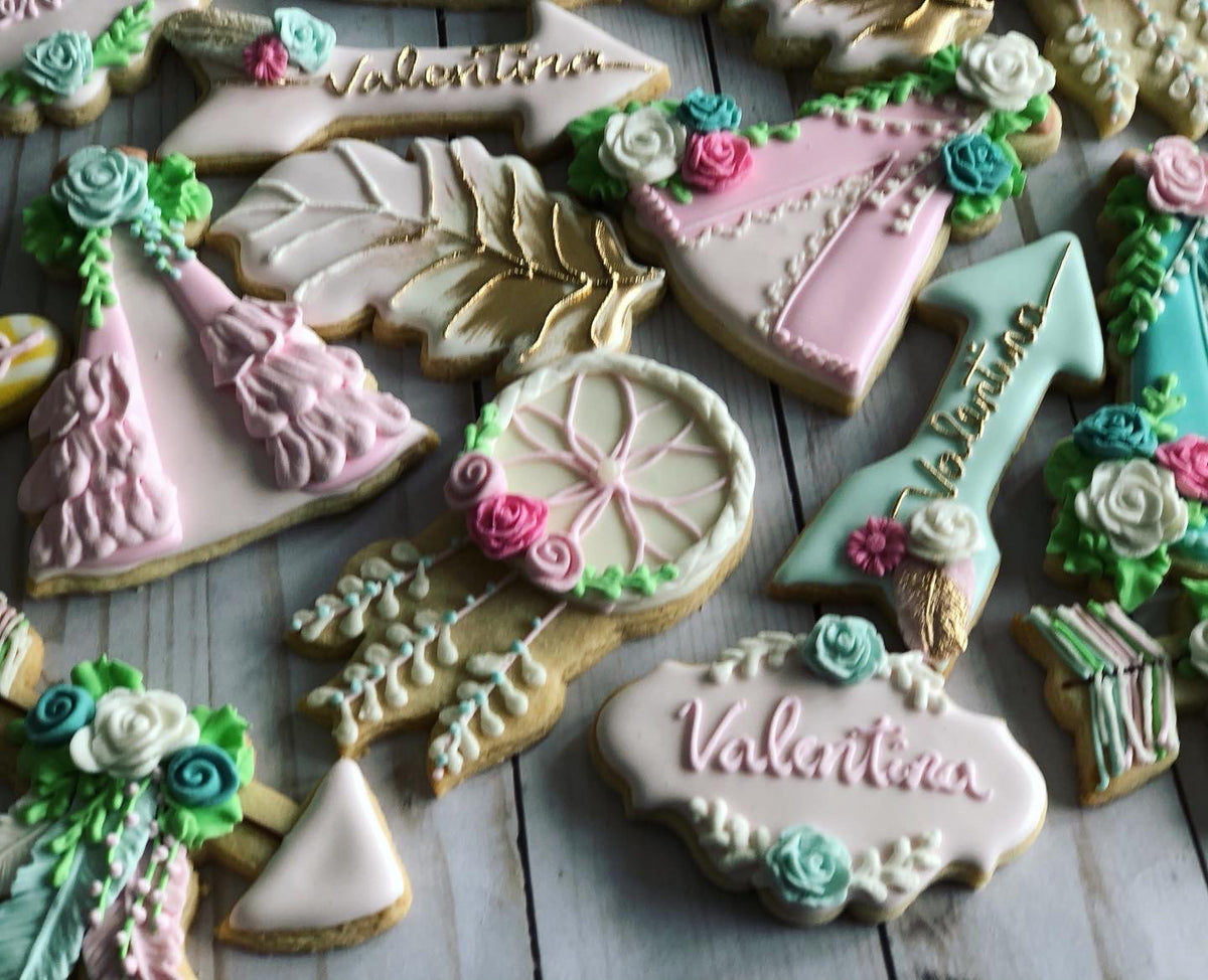Boho Theme Cookies – Luli Sweet Shop