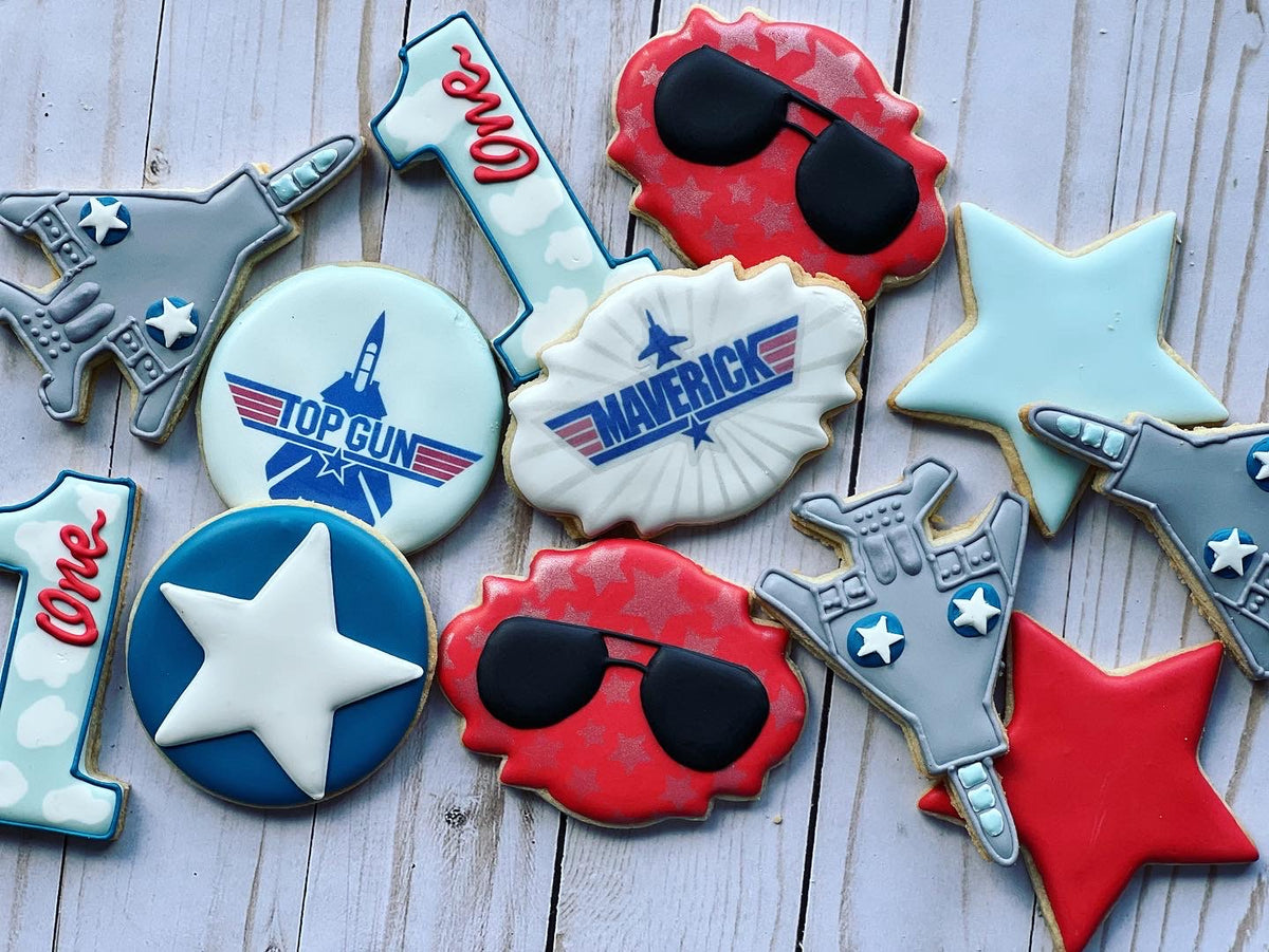 Top Gun theme Cookies – Luli Sweet Shop