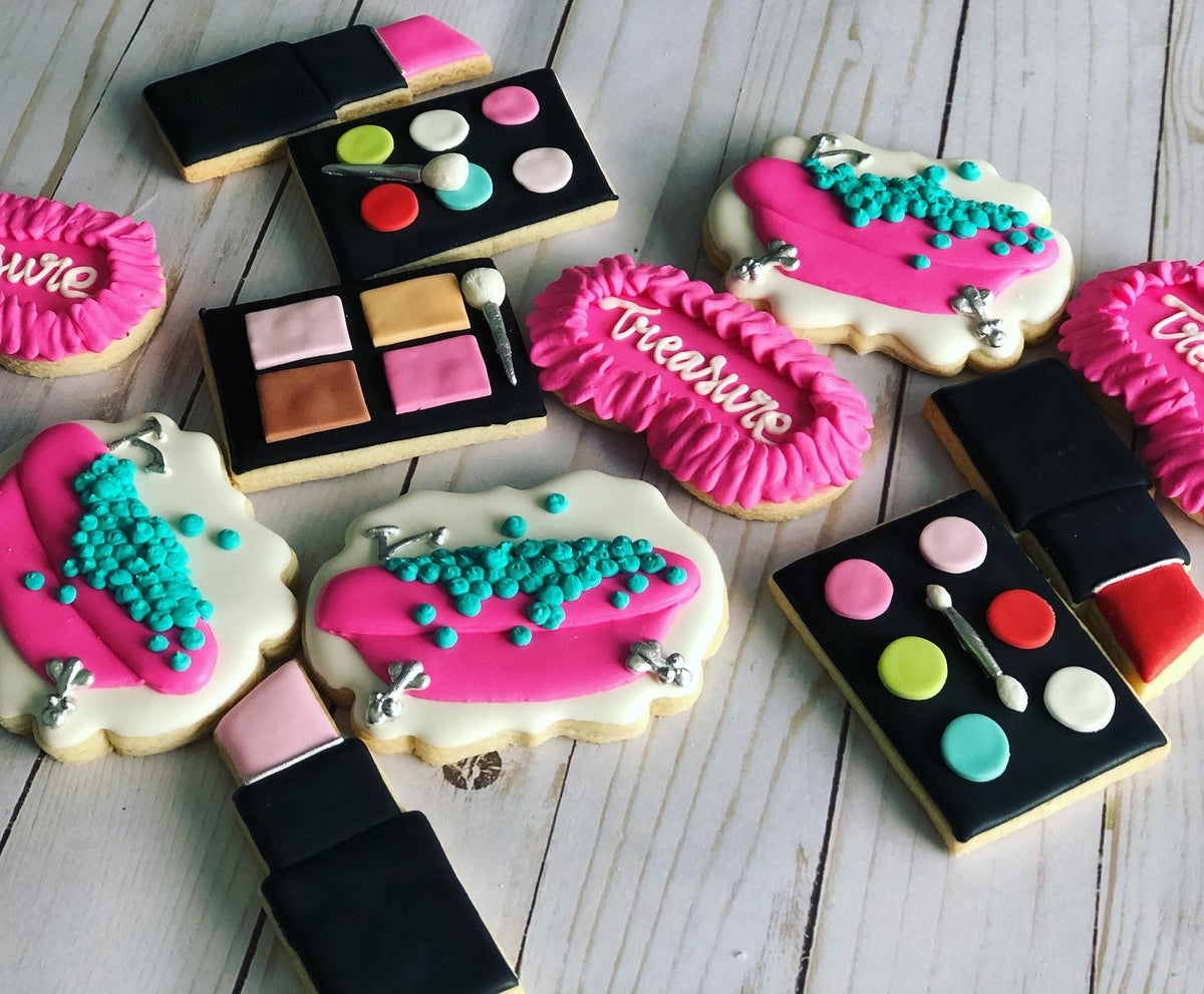 Spa makeup theme Cookies – Luli Sweet Shop