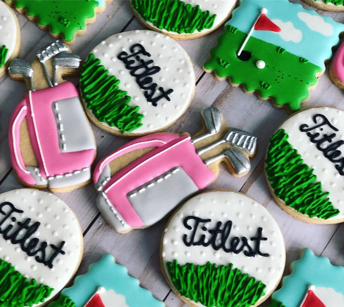 Golf theme cookies – Luli Sweet Shop