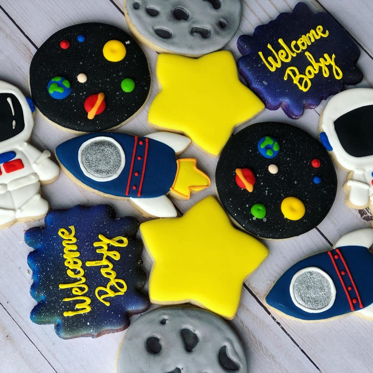 Space theme Cookies – Luli Sweet Shop